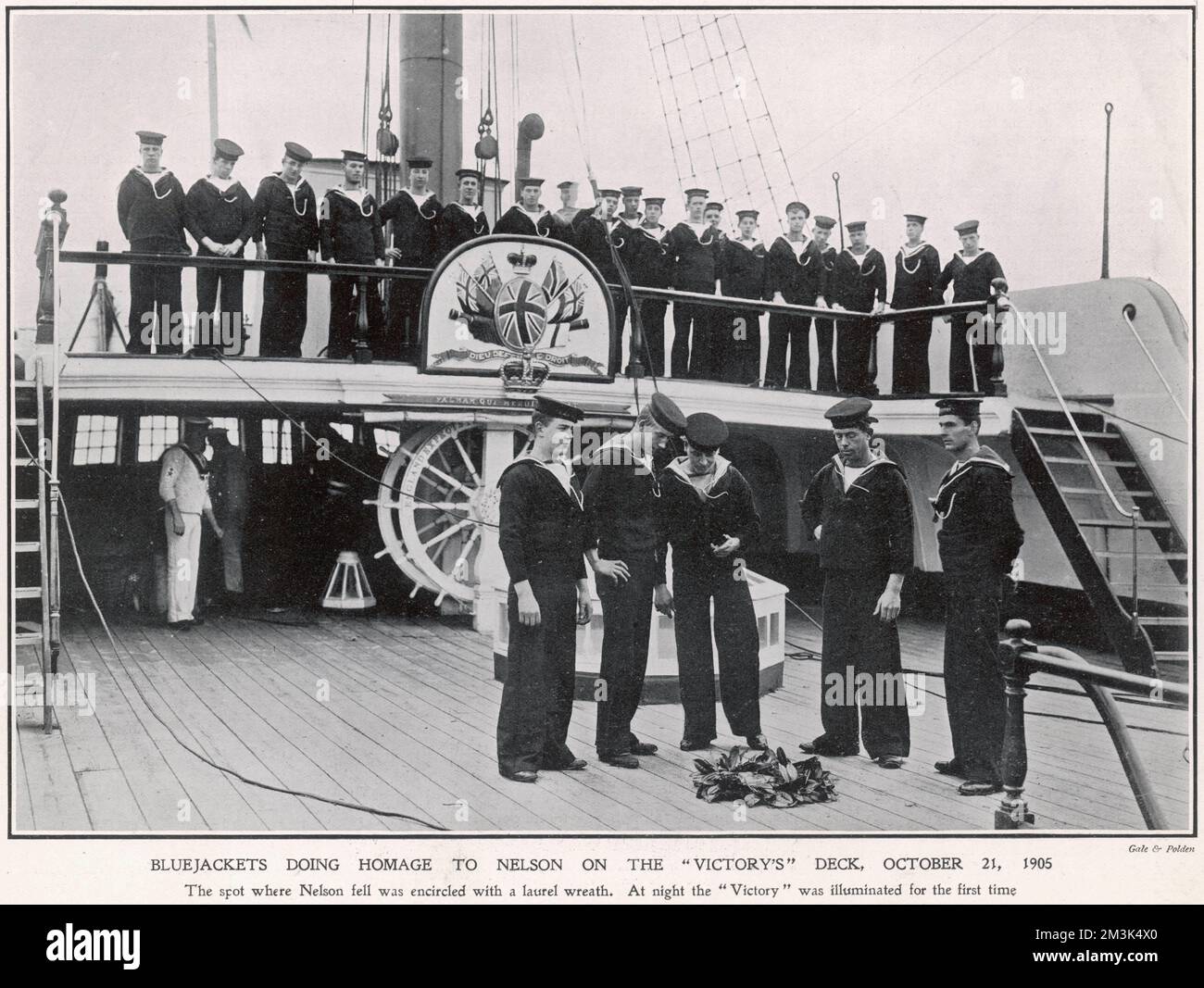 Nelson deck hms victory hi-res stock photography and images - Alamy