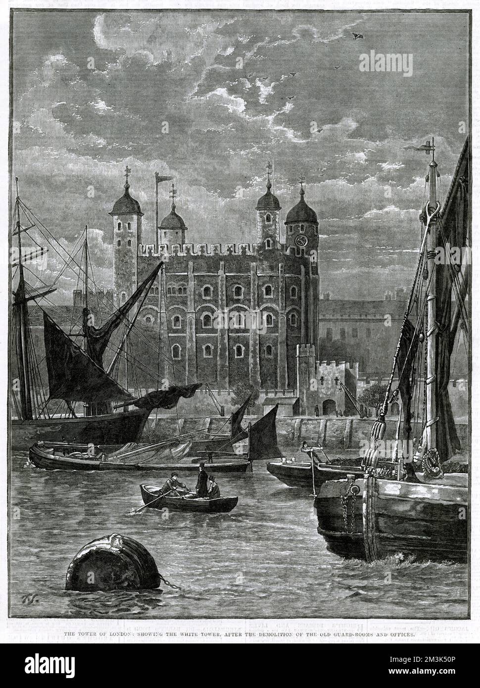 The Tower of London 1883 Stock Photo - Alamy