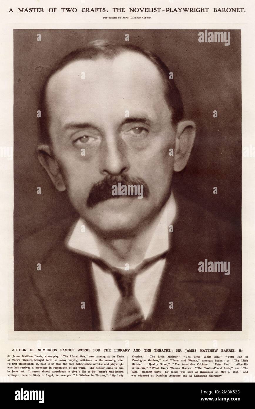 J. M. Barrie Stock Photo - Alamy
