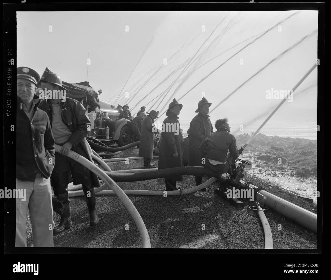 Operation 'Alert' - Boston Regional Office - 1954 , Fire fighters ...