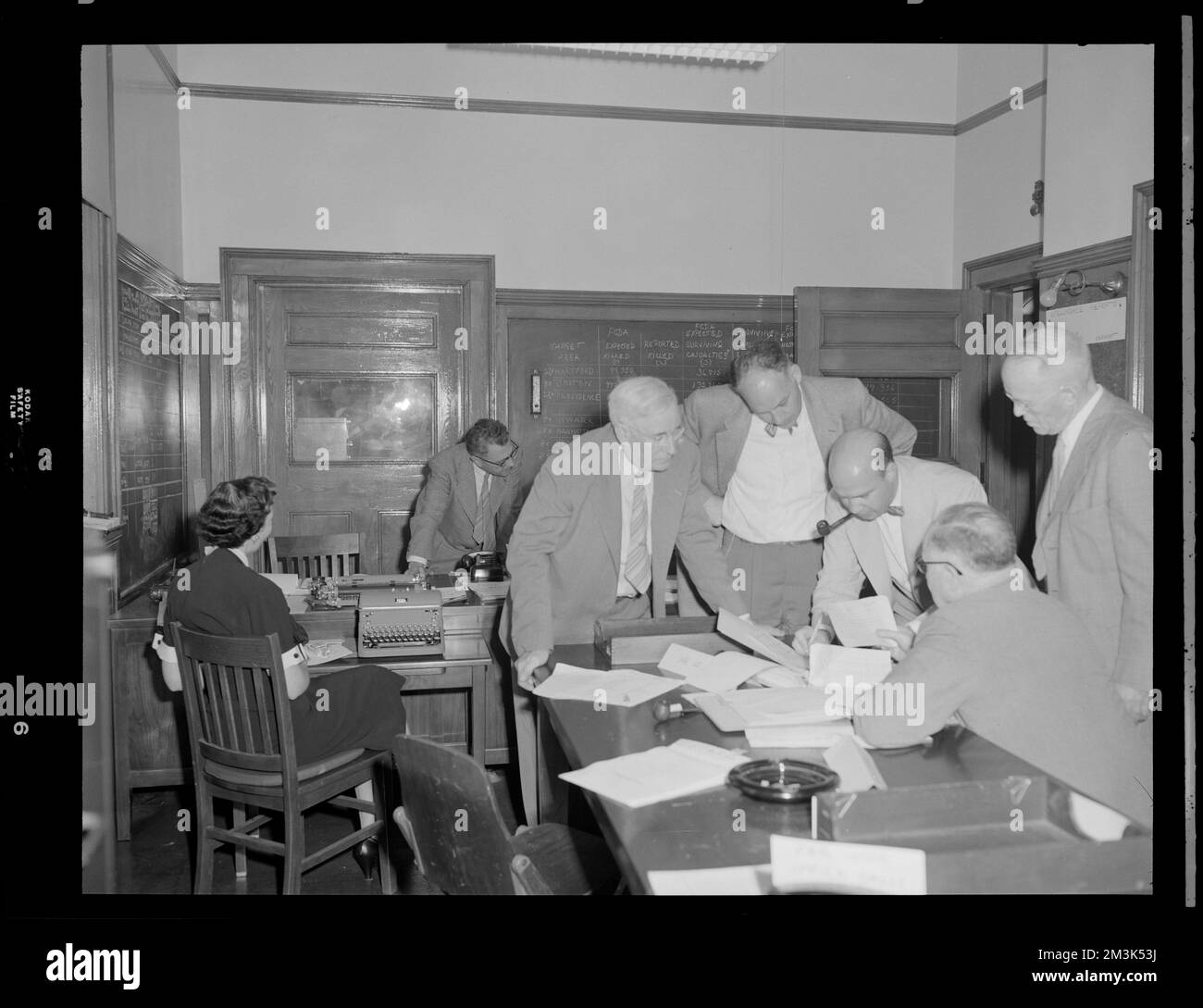 Operation 'Alert' - Boston Regional Office - 1954 , Offices, Civil ...