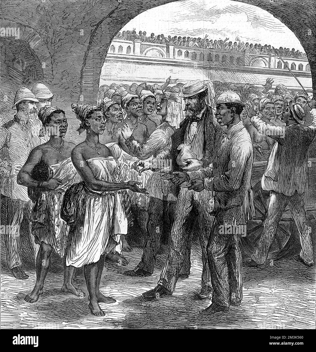 Here women porters or carriers from the Fante tribe (under British ...