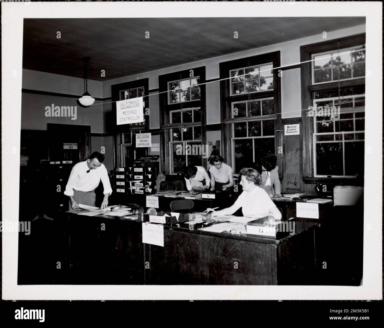 Operation 'Alert' - Boston Regional Office - 1954 , Offices, Civil ...