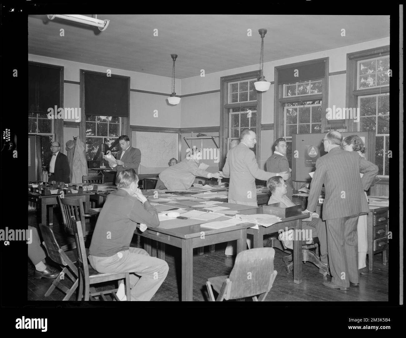 Operation 'Alert' - Boston Regional Office - 1954 , Offices, Civil ...