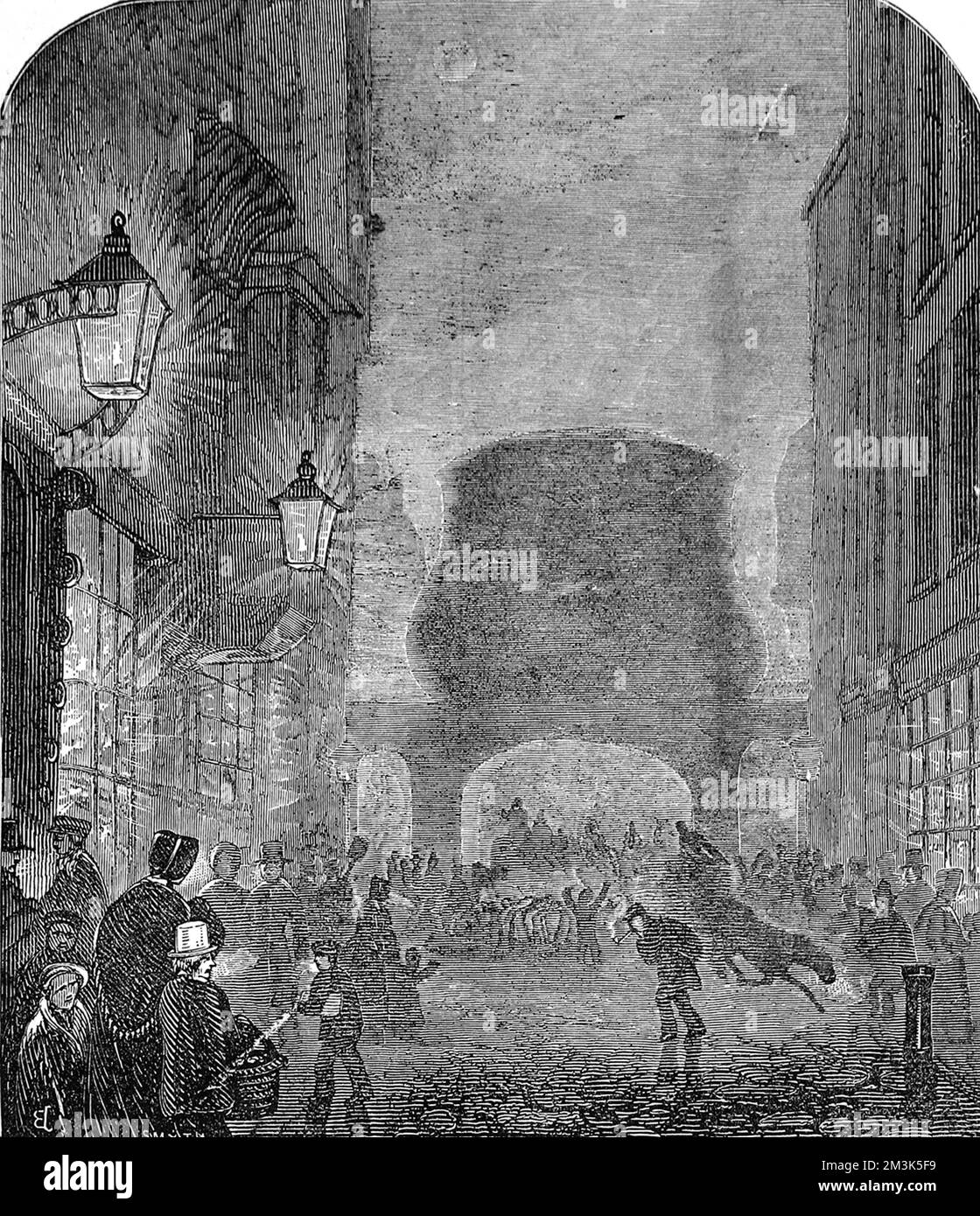 Fog in London 1844 Stock Photo - Alamy