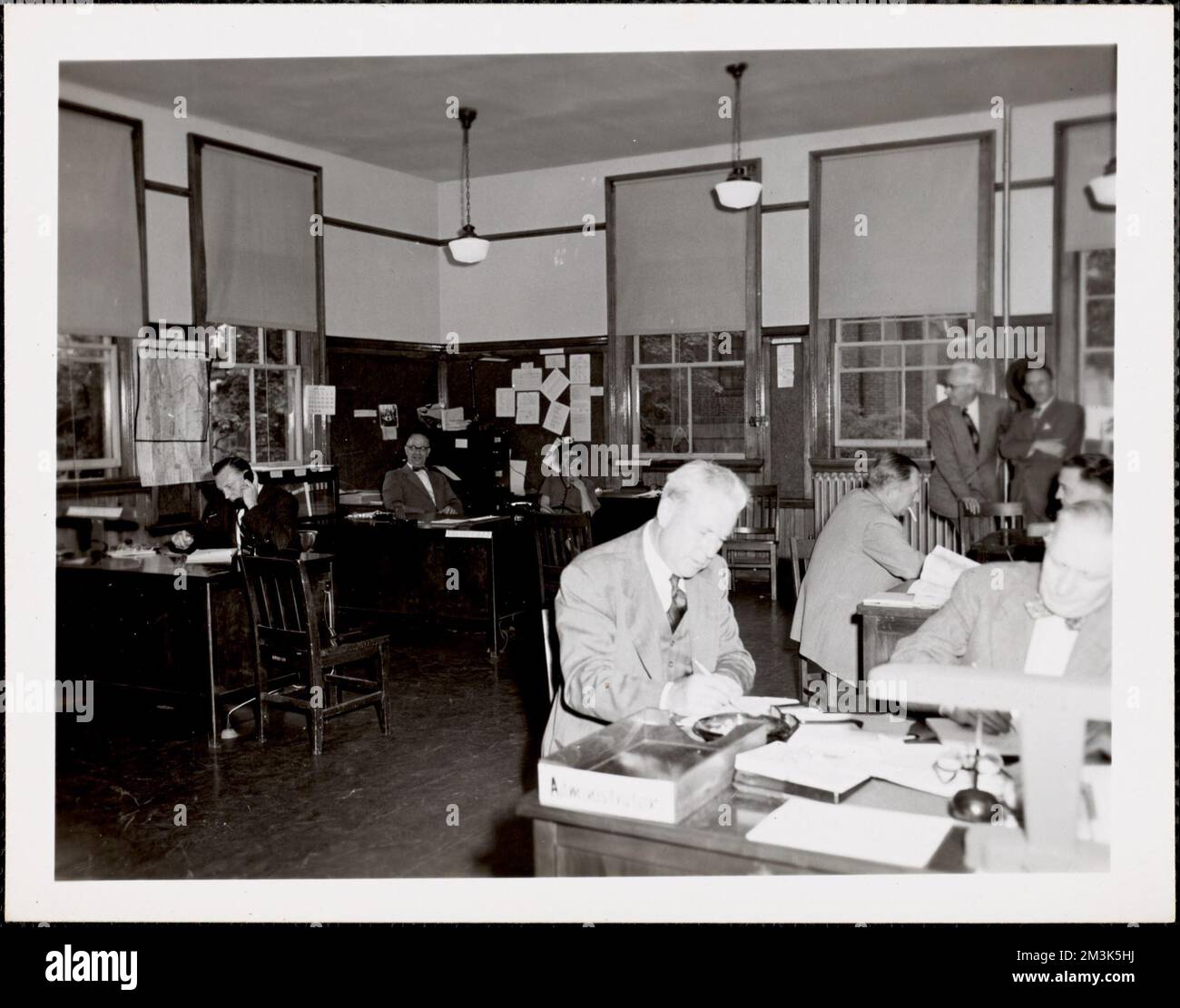 Operation 'Alert' - Boston Regional Office - 1954 , Offices, Civil ...