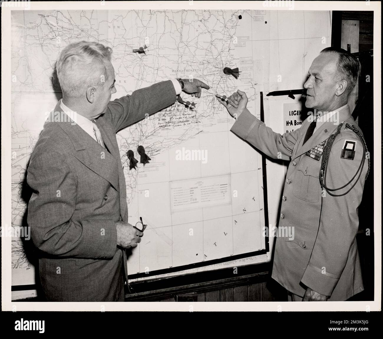 Operation 'Alert' 1954 , Maps, Civil defense. Records of the Office of ...