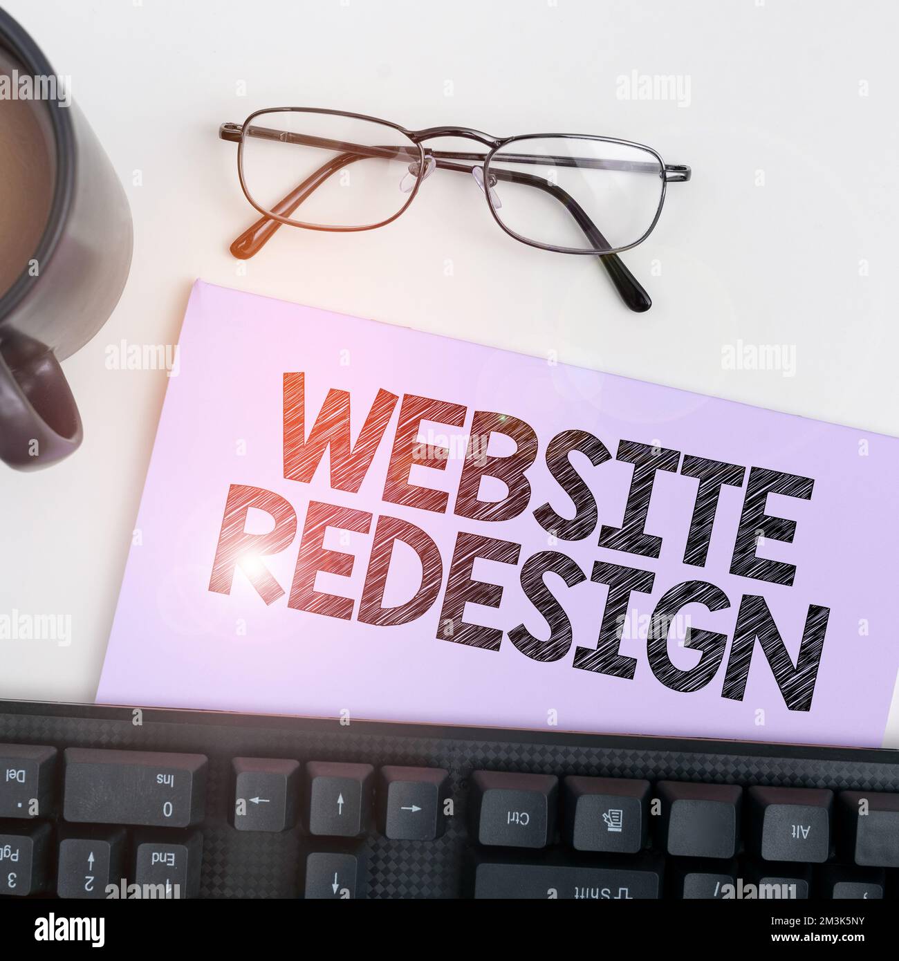 Conceptual caption Website Redesign. Business approach modernize improver or evamp your website ...