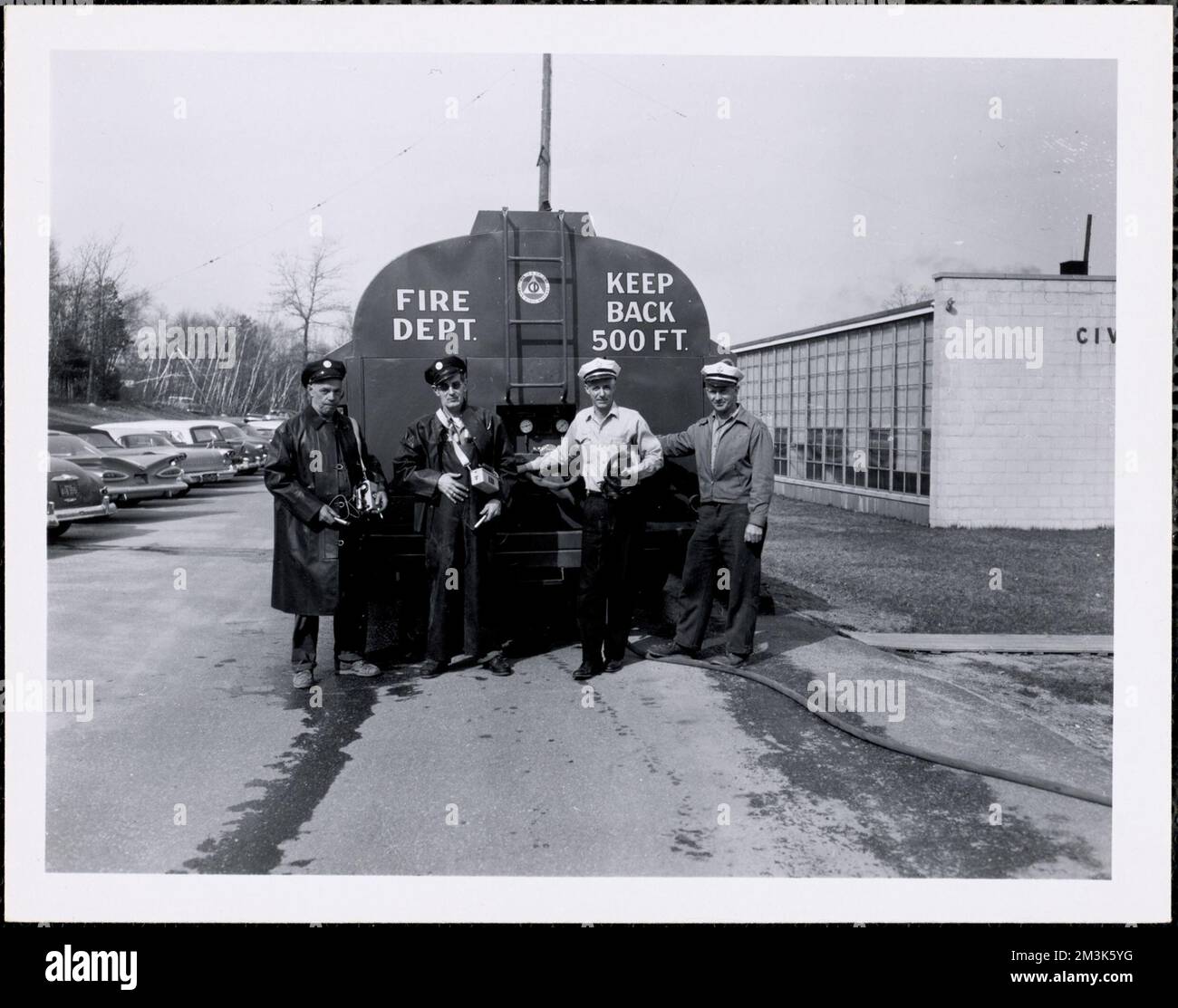Operation 'Alert' 1957 , Fire engines, Civil defense. Records of the ...