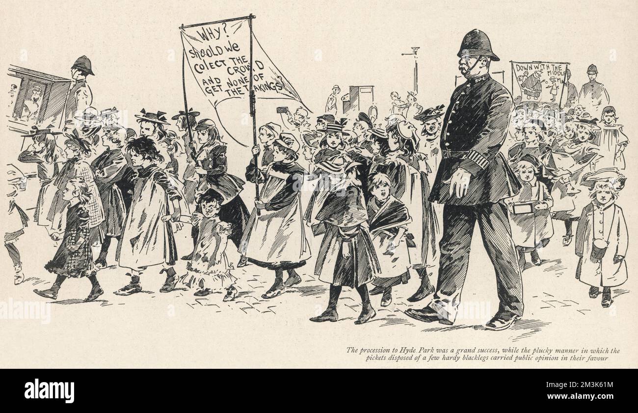 Children's Strike of 1894 Stock Photo - Alamy