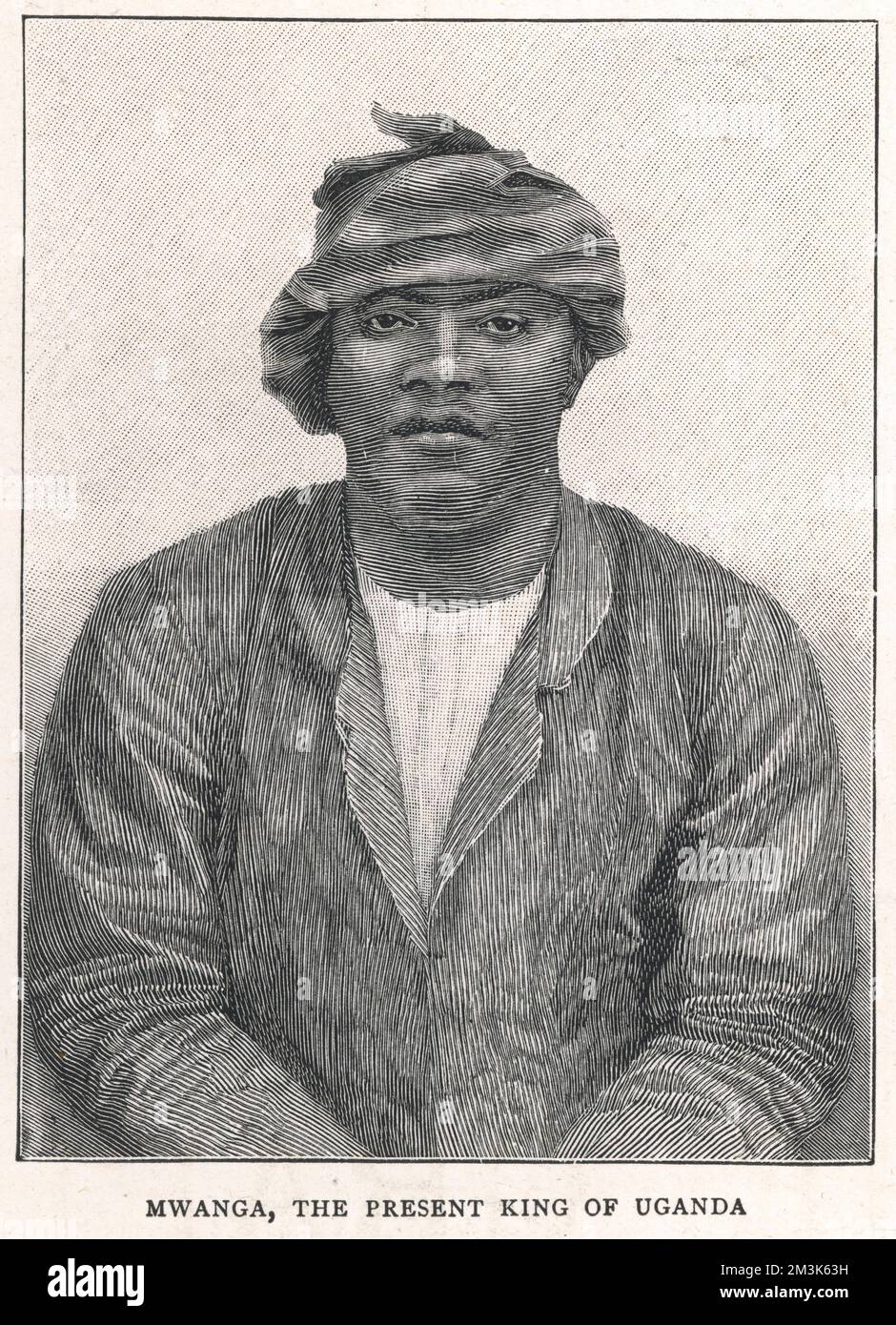 King Mwanga of Uganda Stock Photo - Alamy