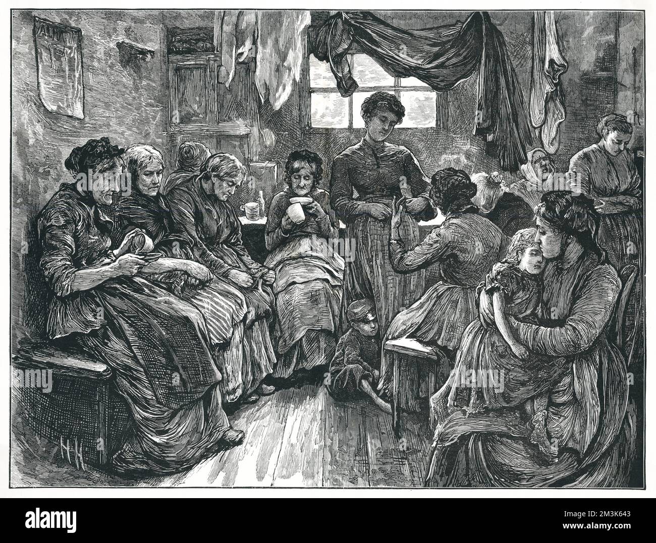 Low lodging house, St. Giles, London 1872 Stock Photo - Alamy