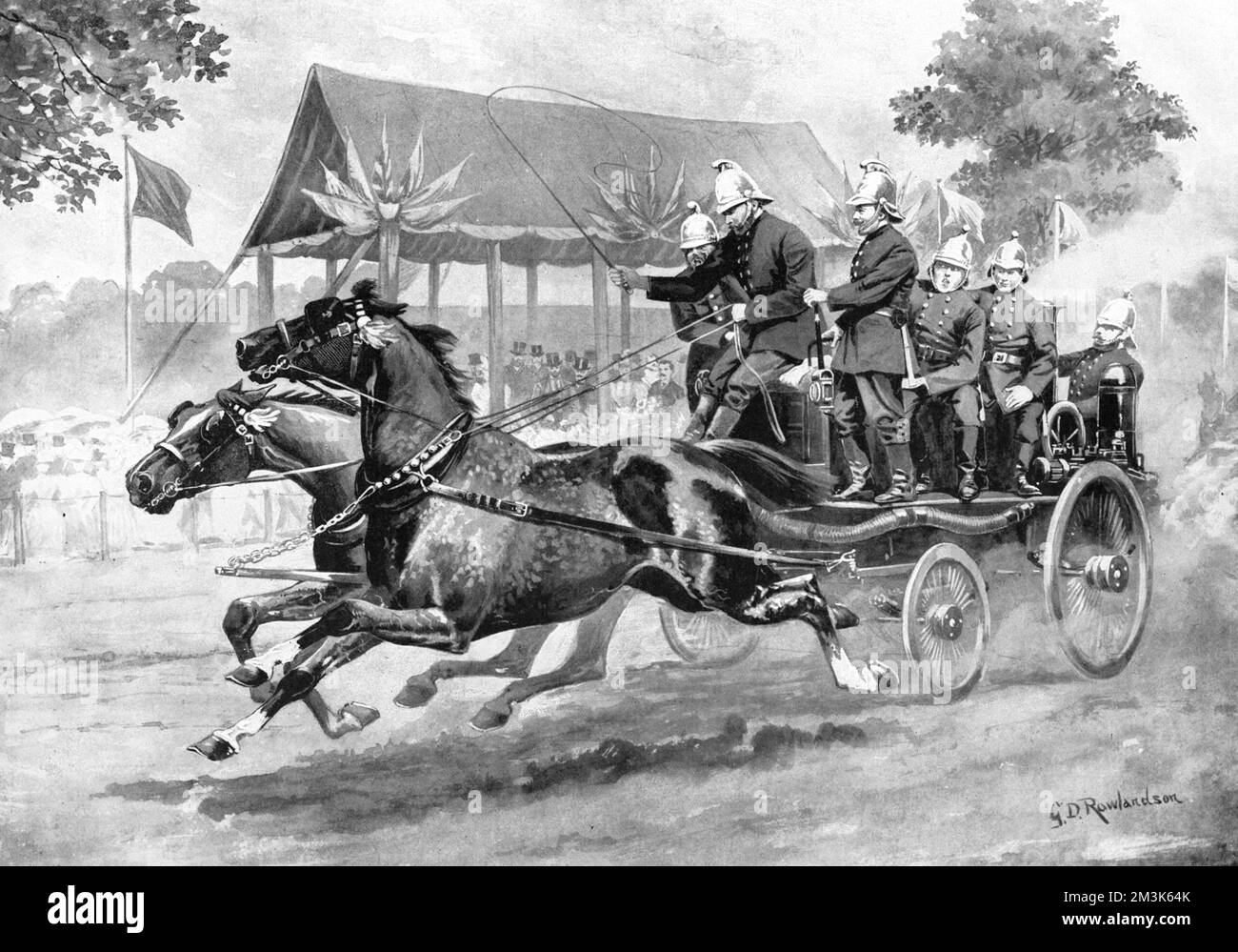 Horse drawn fire engine hi-res stock photography and images - Alamy