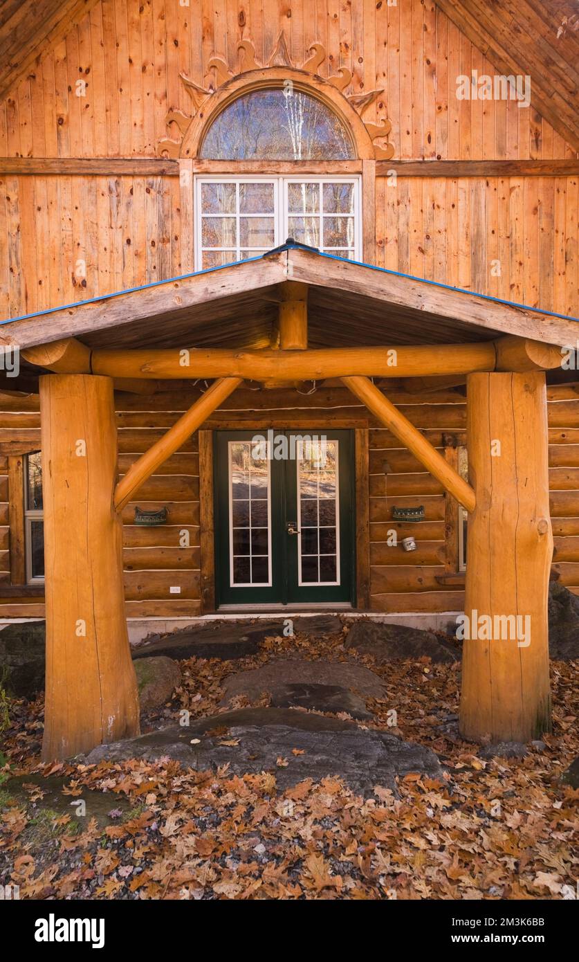 Log Cabin Facade