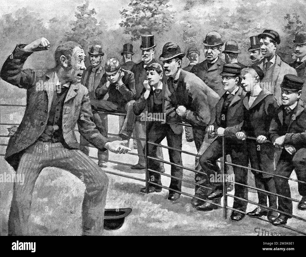 Speakers Corner, Hyde Park, London 1892 Stock Photo - Alamy