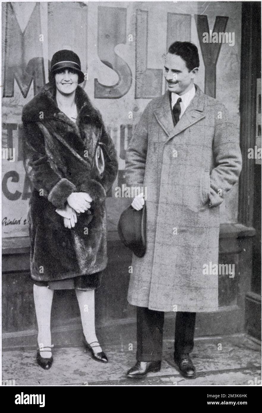 Lady Cynthia and Oswald Mosley, Smethwick 1926 Stock Photo - Alamy