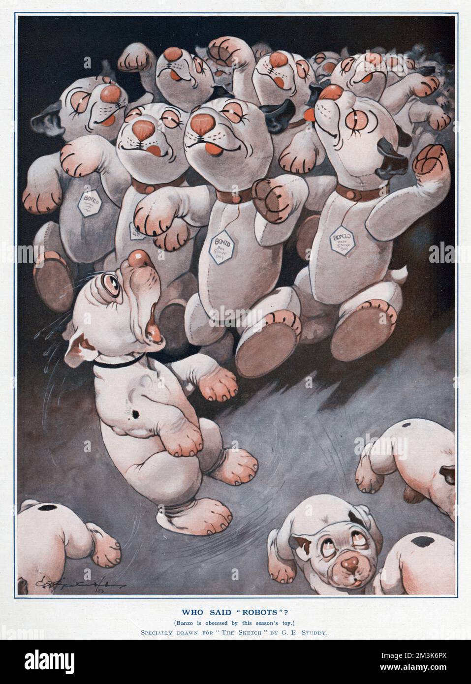 Who Said Robots? by George Studdy Stock Photo - Alamy