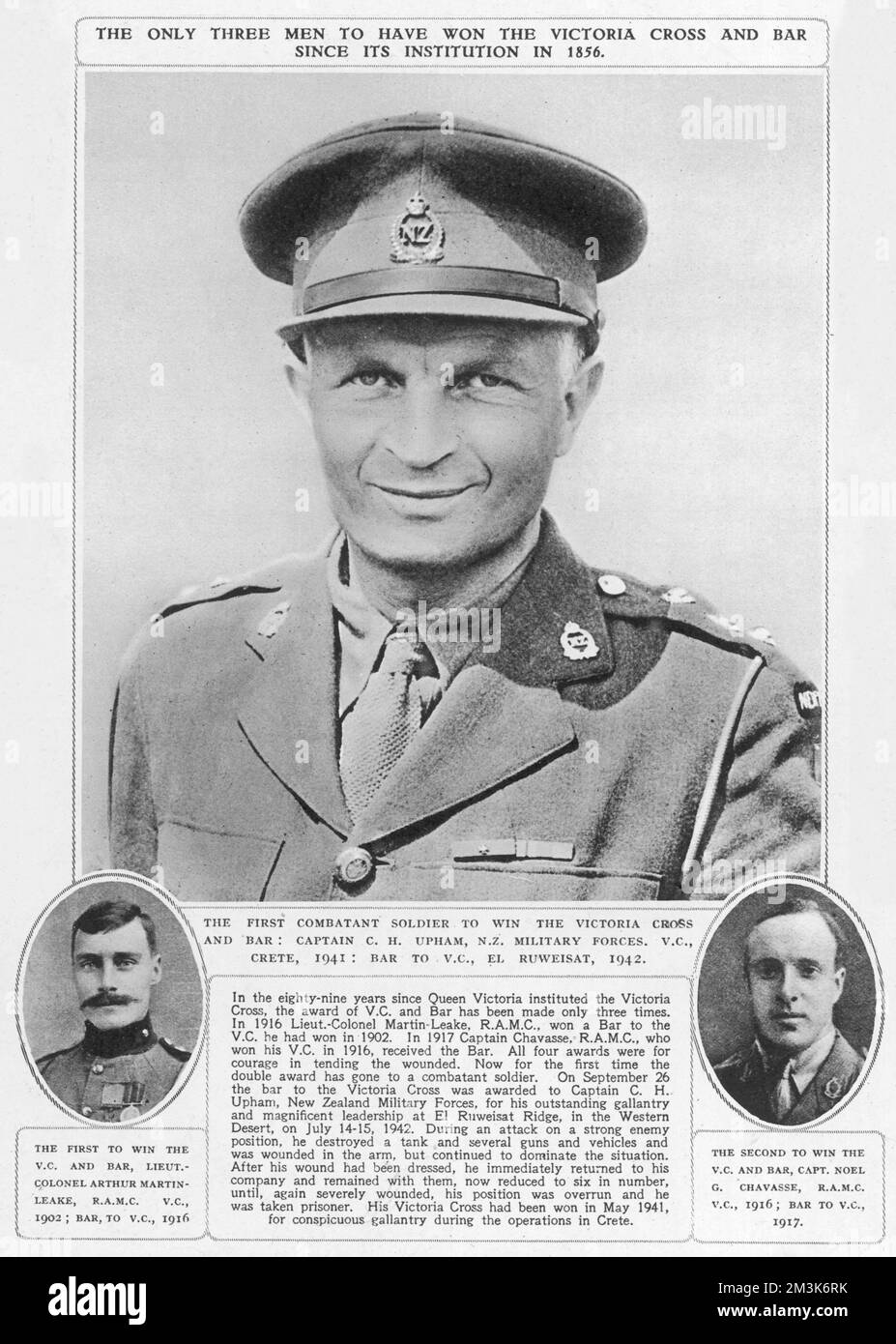 Captain Charles Upham Stock Photo - Alamy