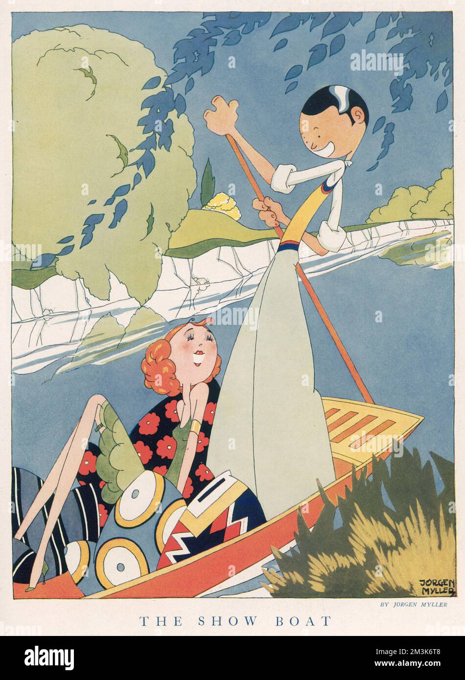 The Show Boat. By Jorgen Myller Stock Photo - Alamy