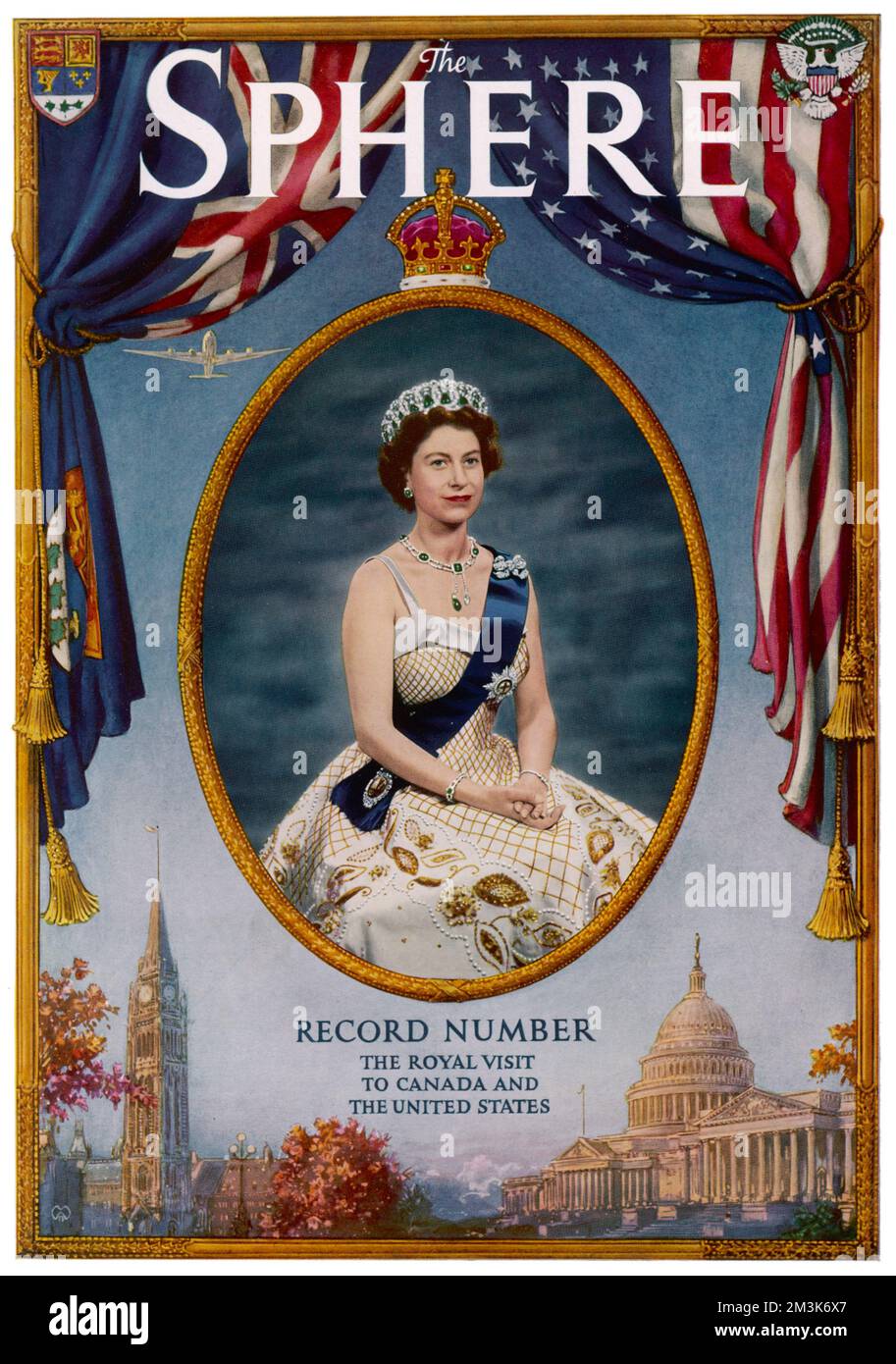 The Sphere Front Cover: Queen Elizabeth II Stock Photo - Alamy