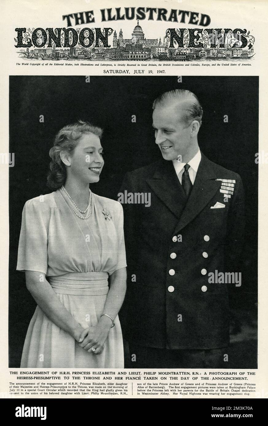 Philip mountbatten princess elizabeth hi-res stock photography and images - Alamy