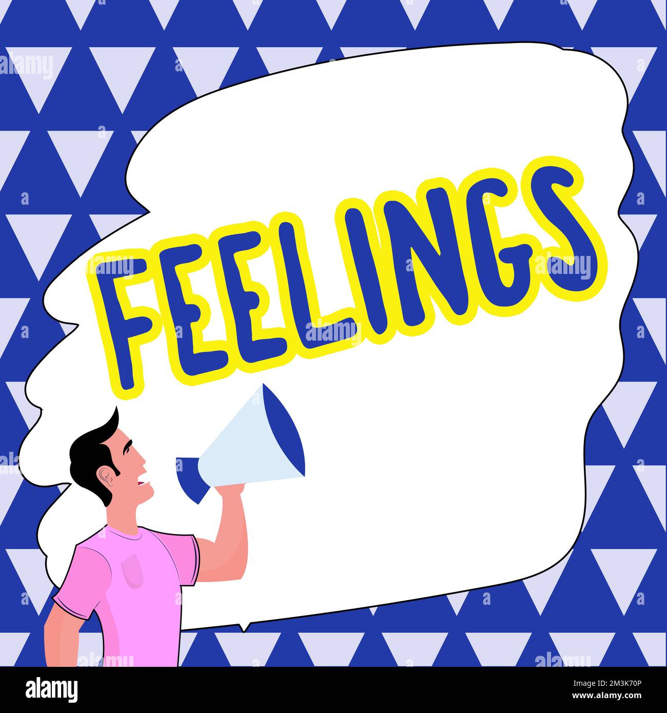 Text showing inspiration Feelings. Business idea causing happy positive ...