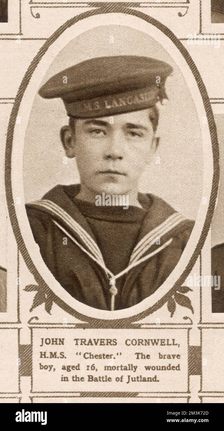 John Cornwell, boy seaman WWI Stock Photo - Alamy