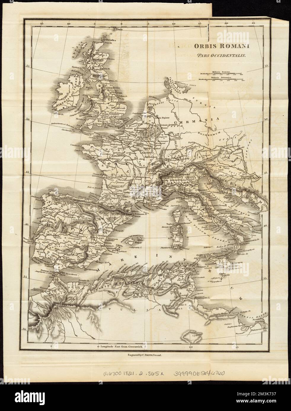 Orbis Romani pars occidentalis , Rome, Maps Norman B. Leventhal Map ...