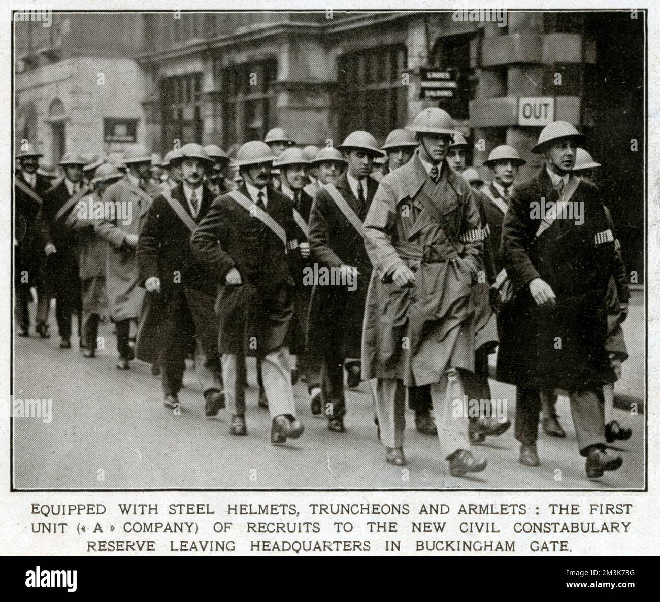 The General Strike - civil constabulary reserve 1926 Stock Photo - Alamy