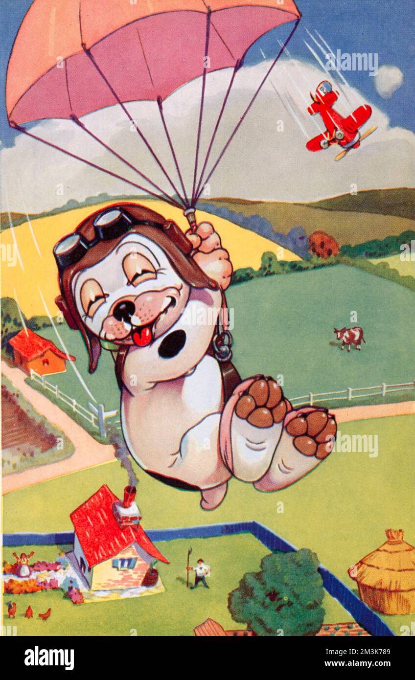 Colour illustration by George Ernest Studdy (1878-1948) showing his ...