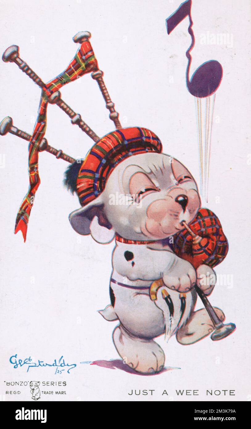 Just a wee note by G.E Studdy Stock Photo - Alamy