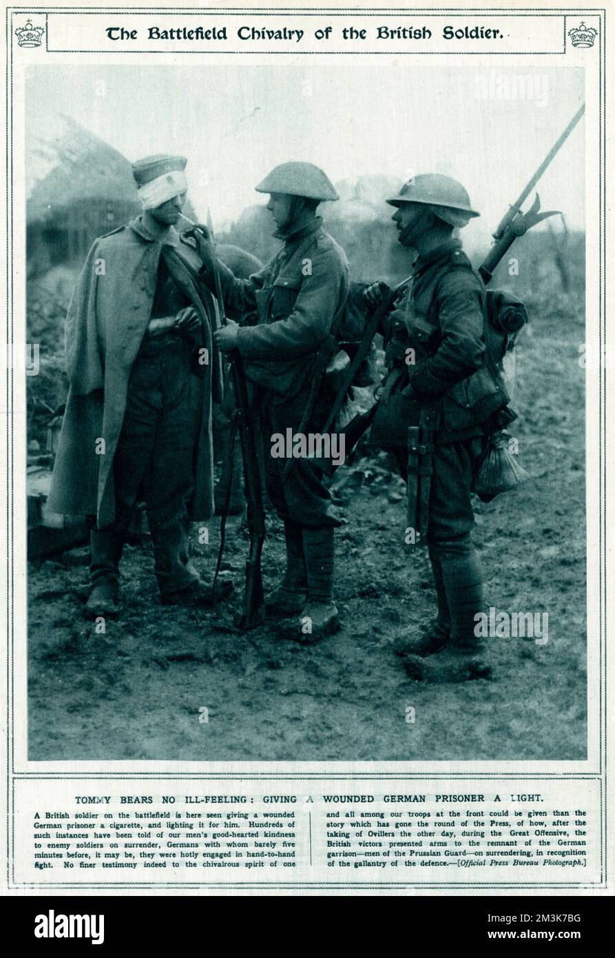 Ww1 soldiers smoking one soldier hi-res stock photography and images ...