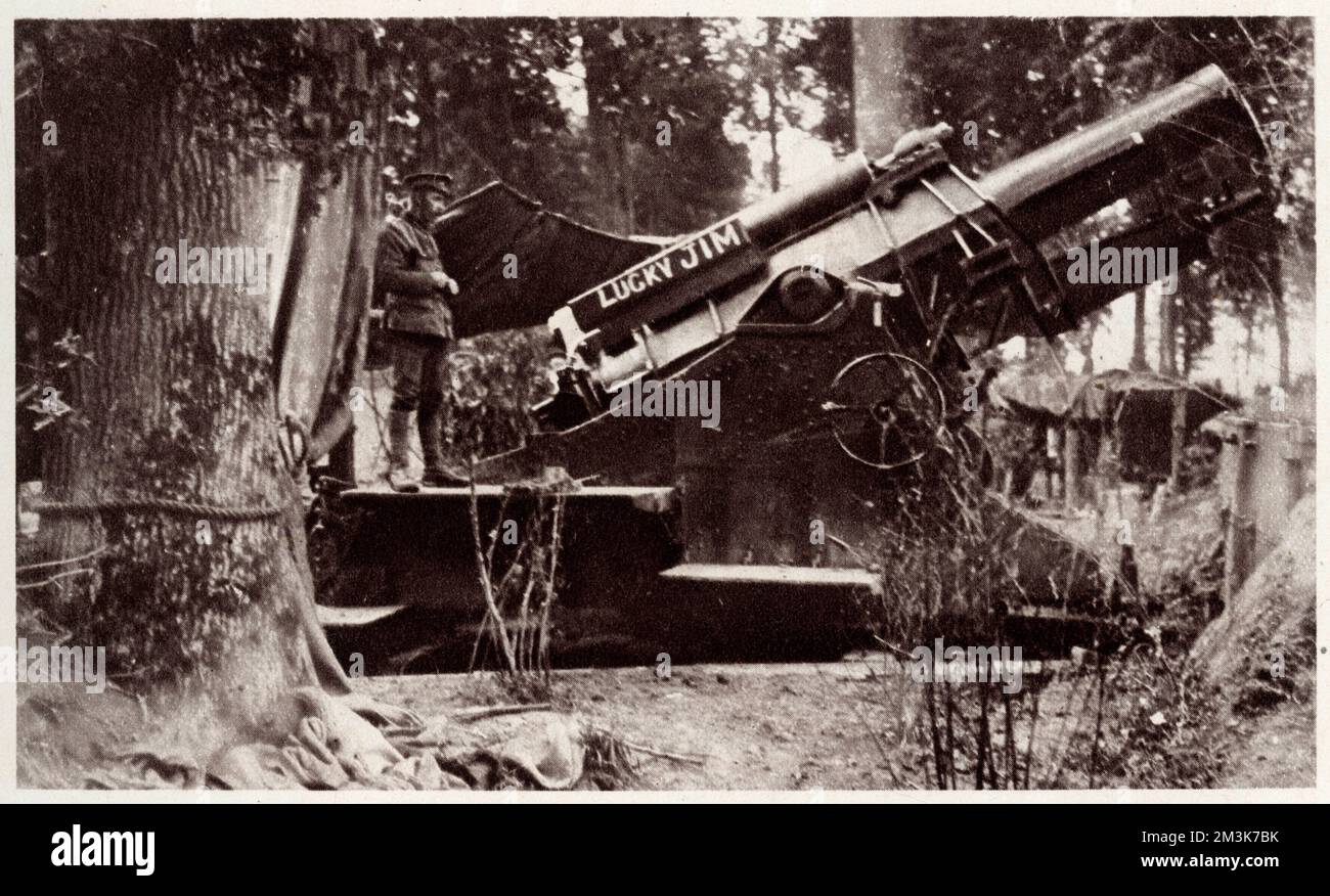 Ww1 british artillery bombardment hi-res stock photography and images ...