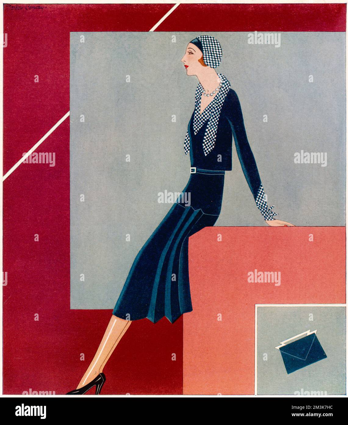 1930s woman by Gordon Conway Stock Photo - Alamy