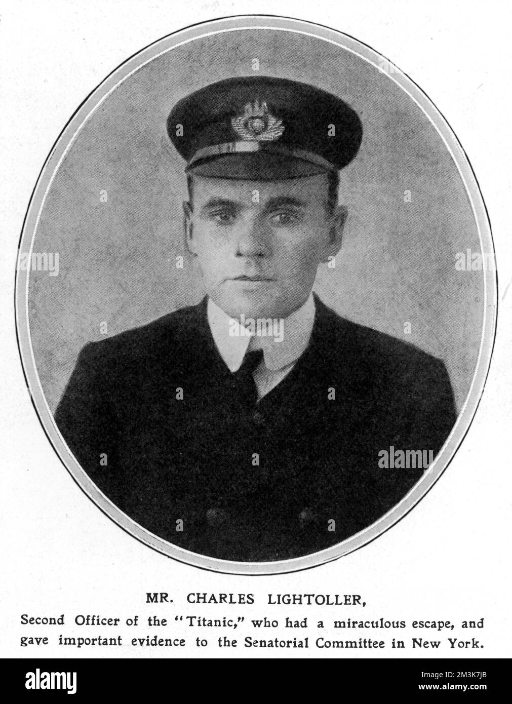 Charles lightoller titanic hi-res stock photography and images - Alamy