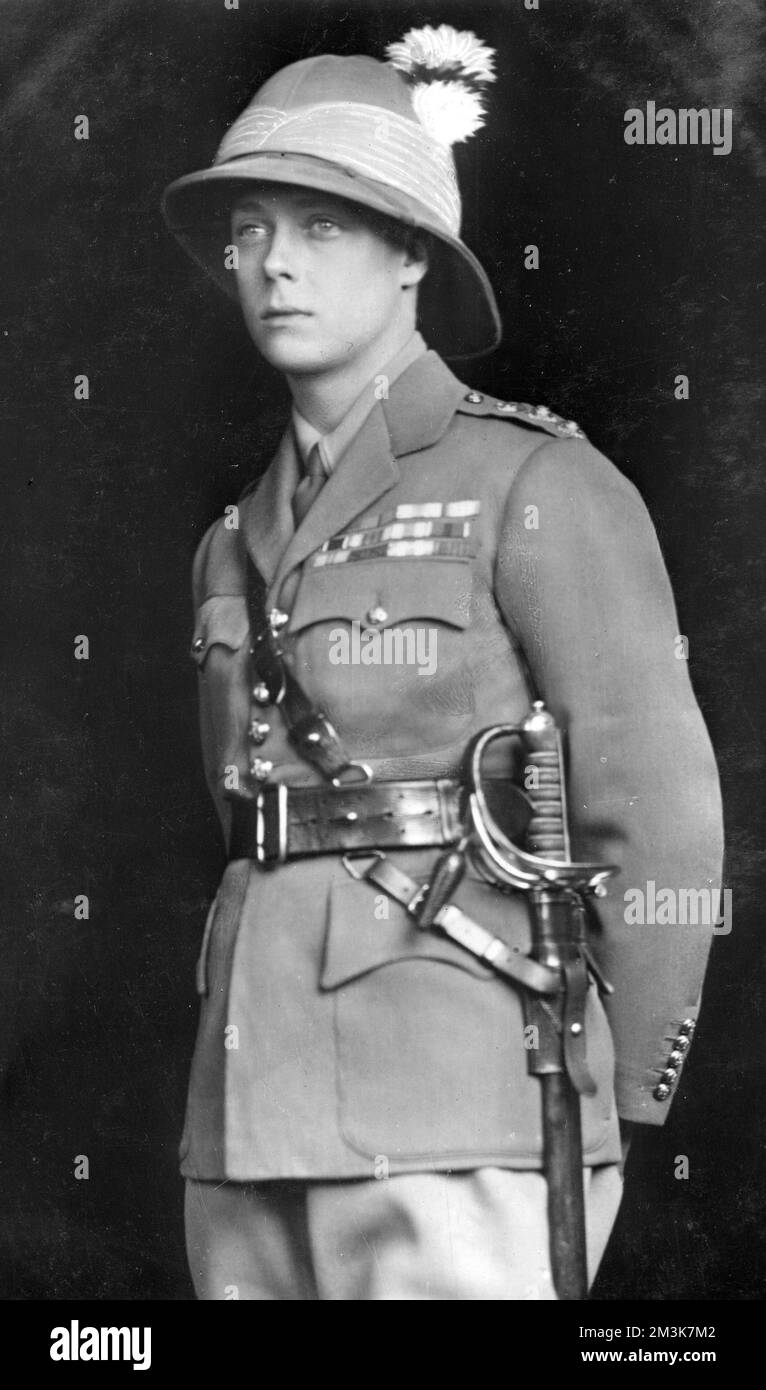 Edward, Prince of Wales (1894-1972), later King Edward VIII and the ...