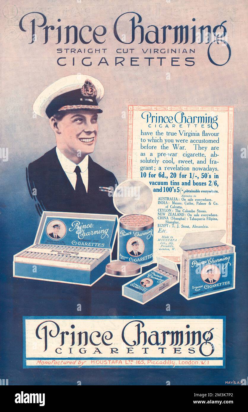 Prince Charming cigarettes Stock Photo - Alamy