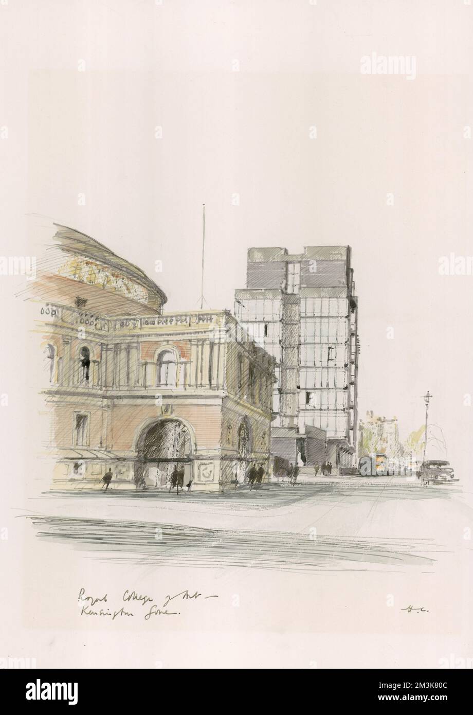 The Royal College of Art, by Sir Hugh Maxwell Casson Stock Photo - Alamy