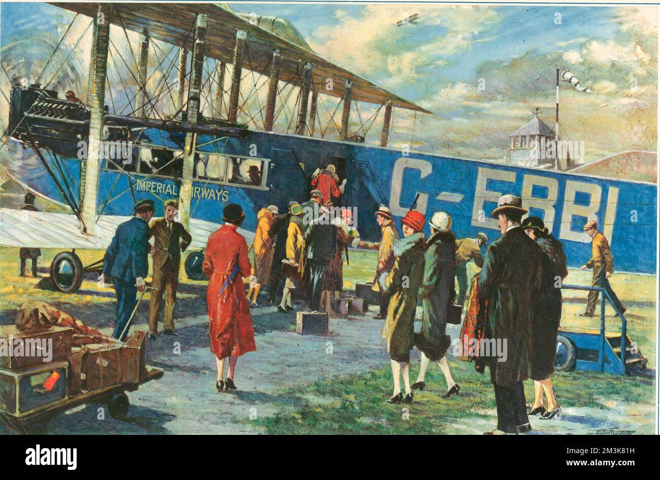 Off for Paris by W. Bryce Hamilton Stock Photo - Alamy