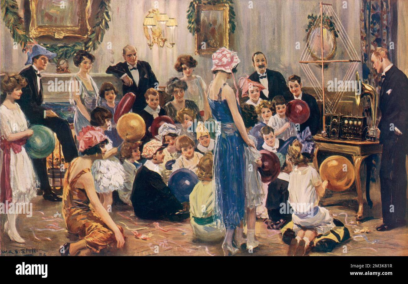 1922 christmas party hi-res stock photography and images - Alamy