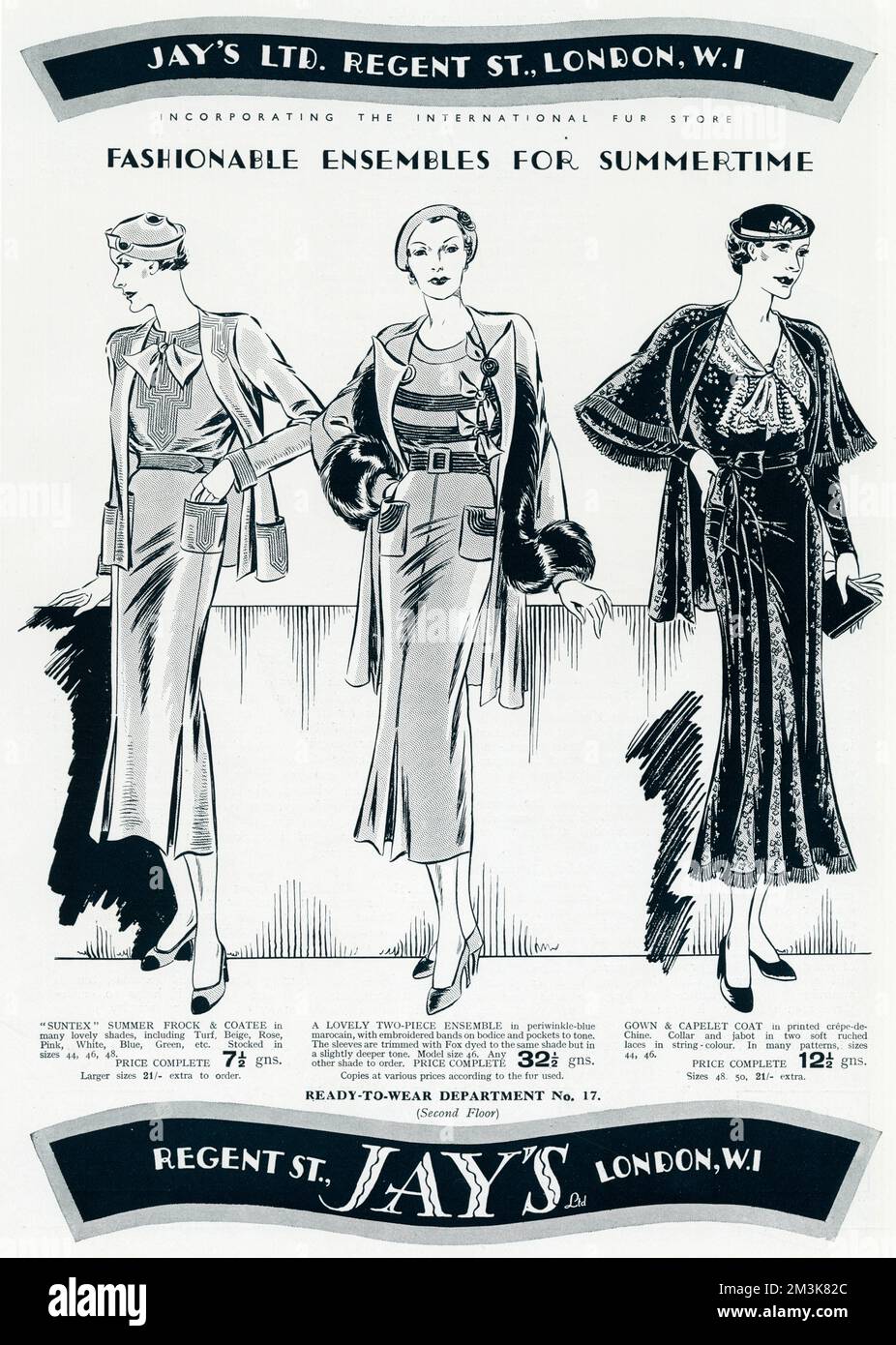 Women's fashion 1935 hi-res stock photography and images - Alamy