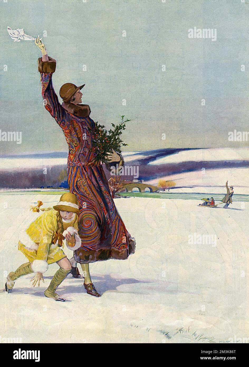 The Sphere Christmas Number 1924 'The Joy of Christmastide' Stock Photo ...