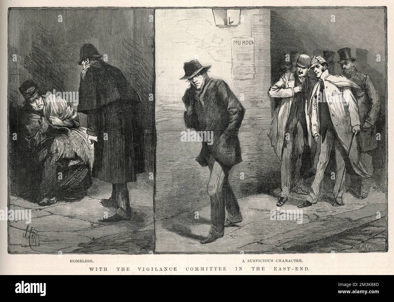The vigilance committe in the East End Stock Photo - Alamy