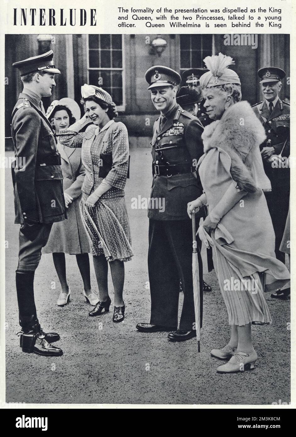 King george vi princesses hi-res stock photography and images - Alamy