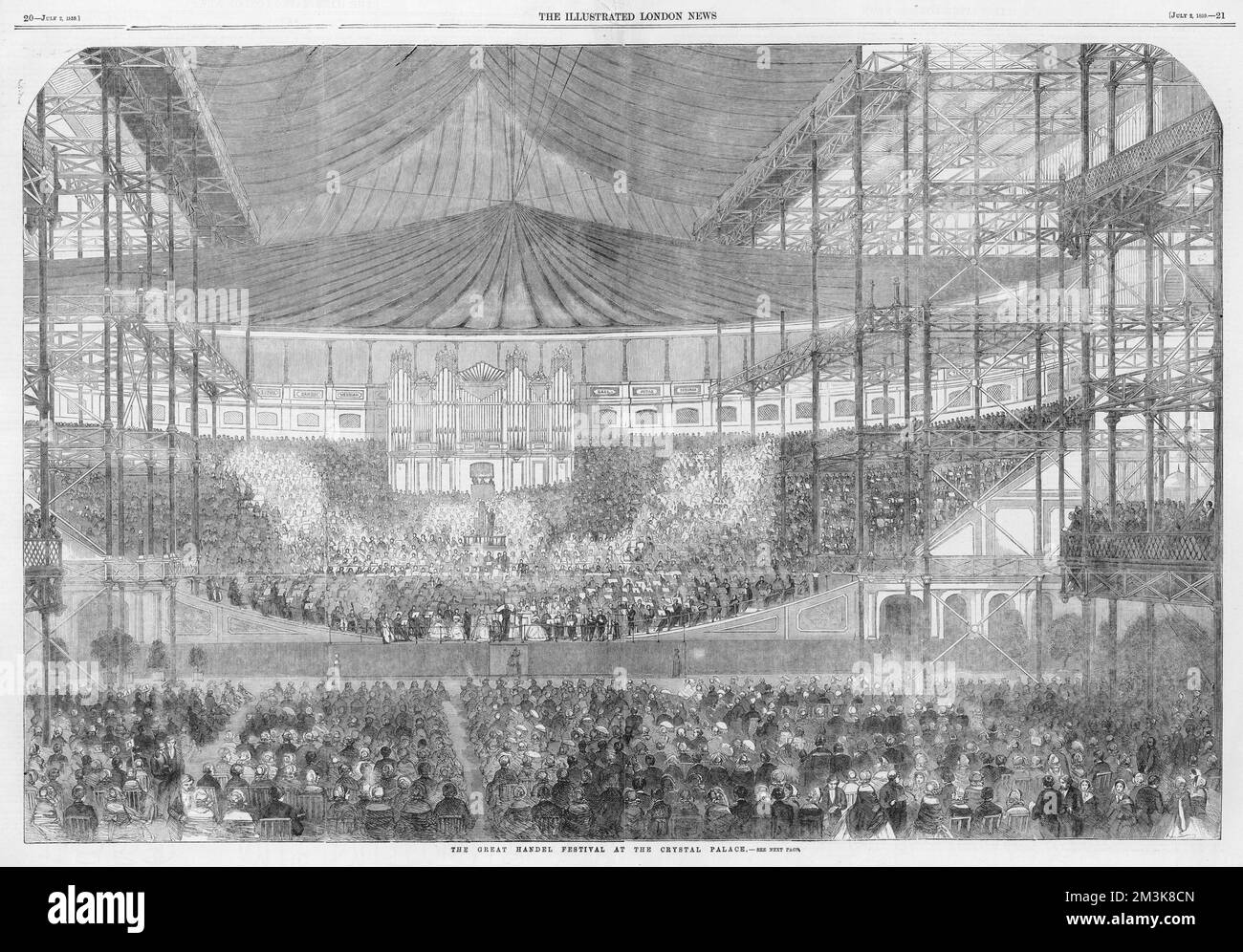 The Great Handel Festival at the Crystal Palace Stock Photo - Alamy