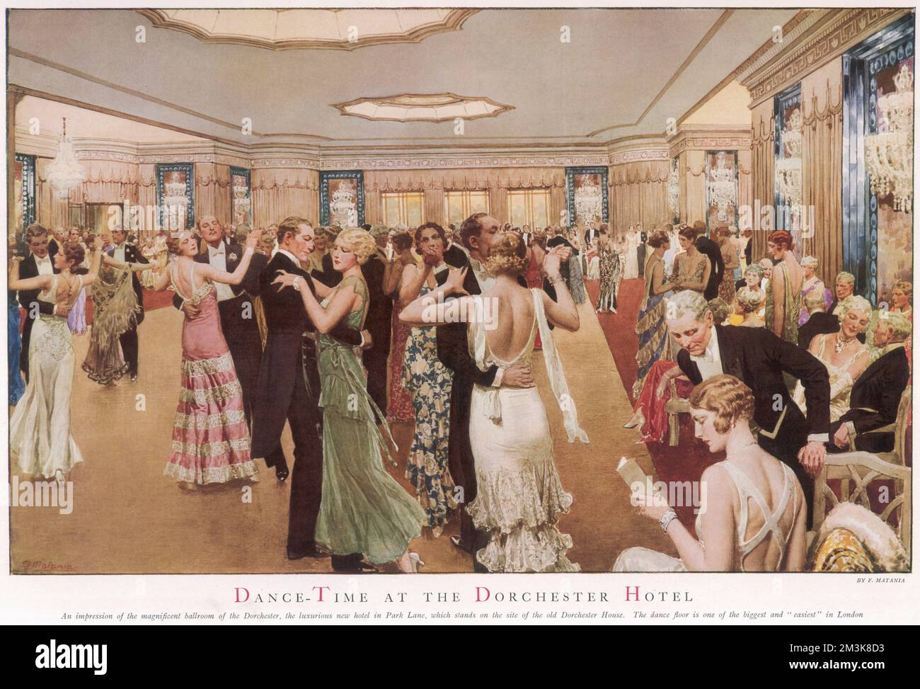 Dance-Time at the Dorchester Hotel Stock Photo - Alamy