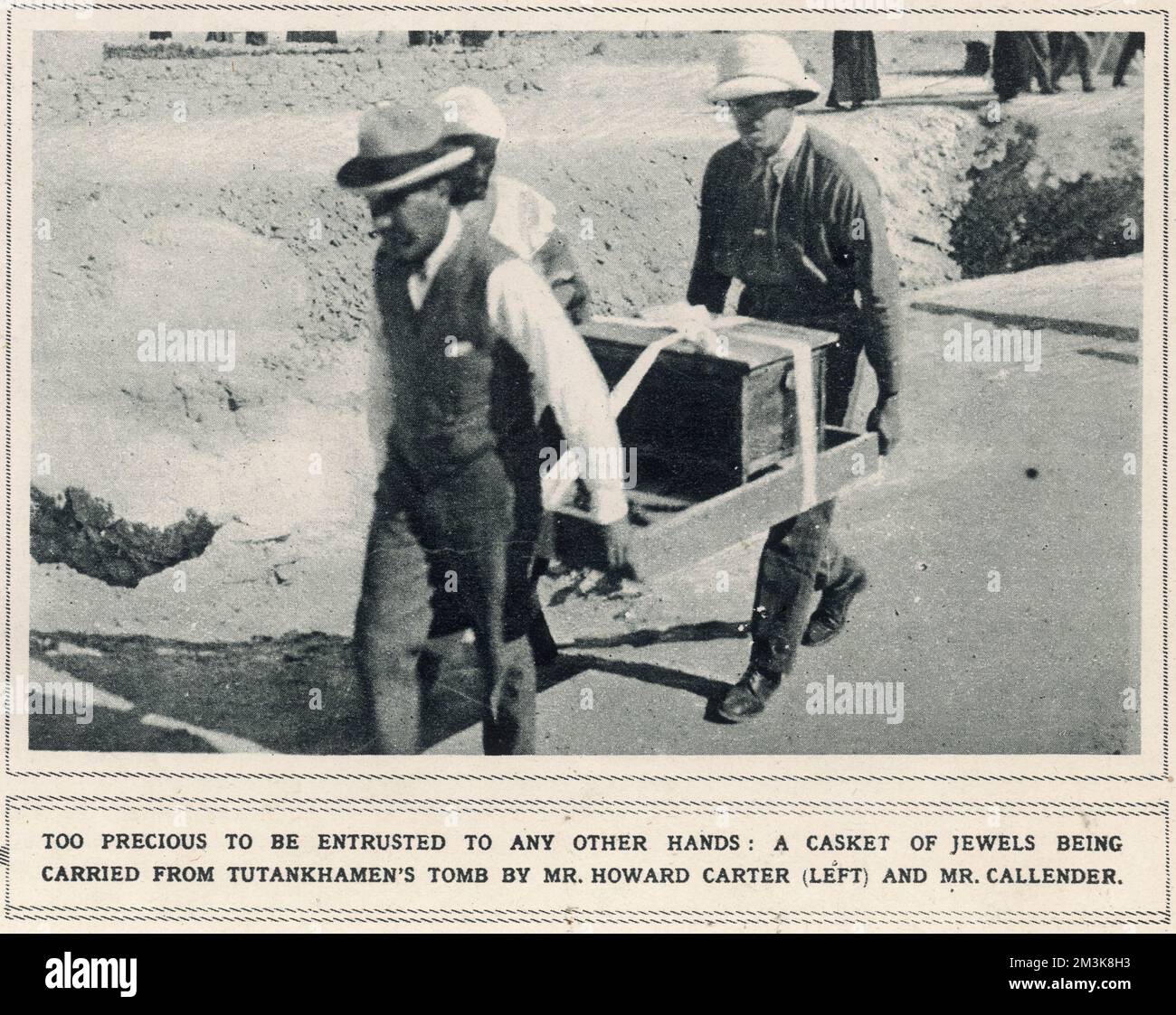 Howard Carter and Mr Callender Stock Photo - Alamy