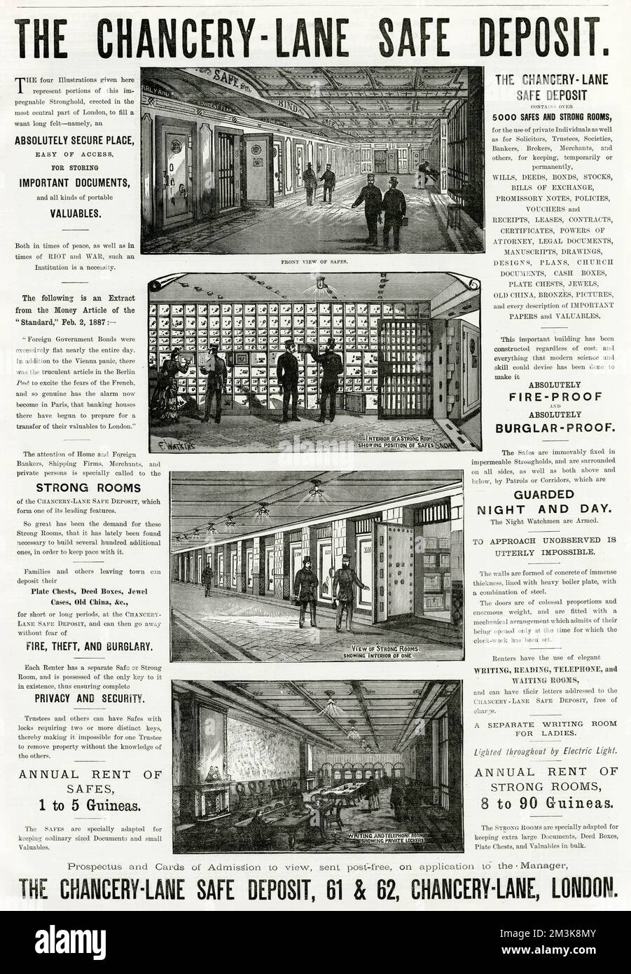 Chancery Lane safe deposit is to provide for the use of the public an ...