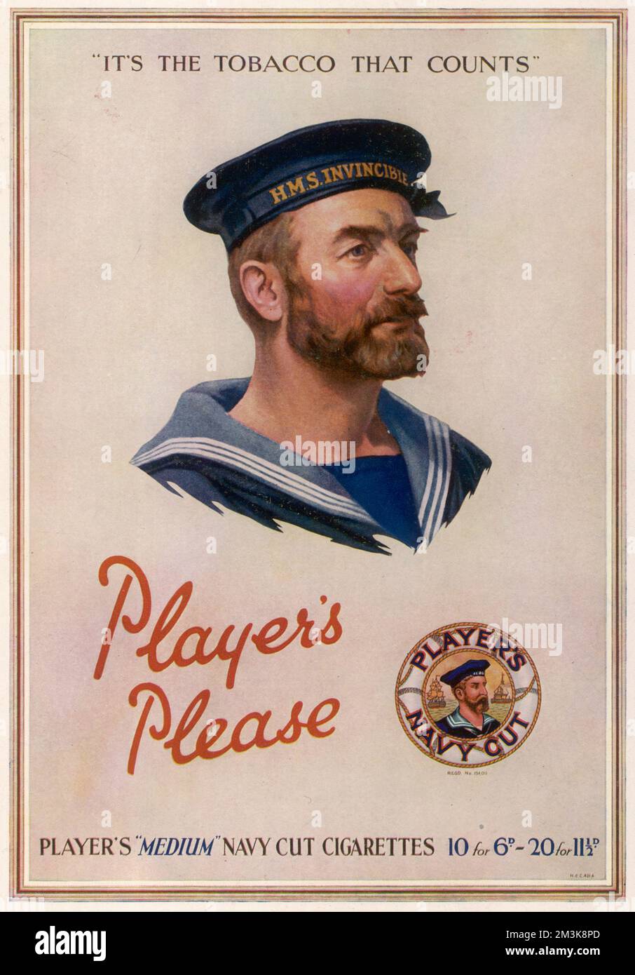 Player's Navy Cut Stock Photo - Alamy