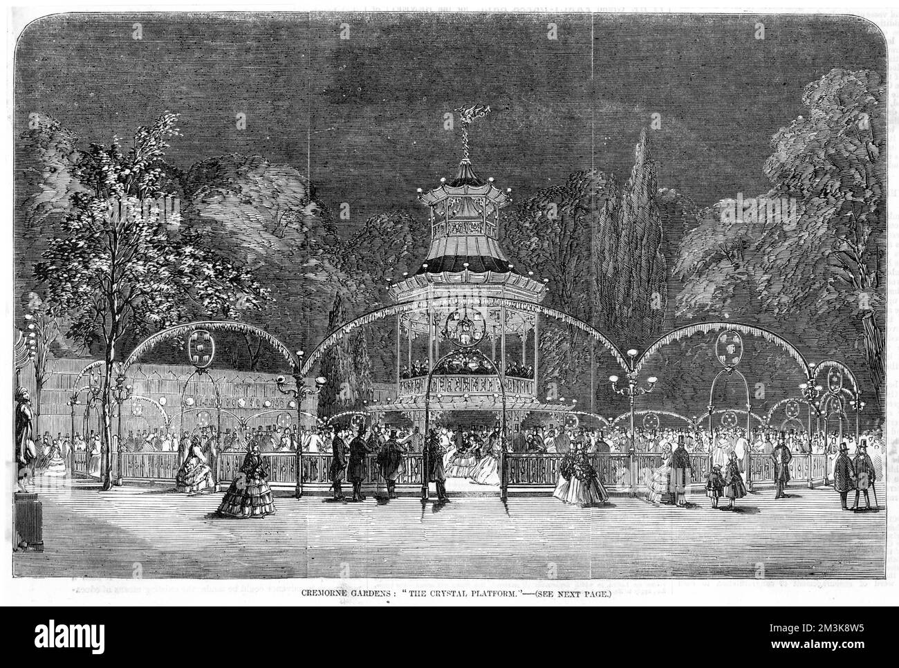'The Crystal Platform' 1857 Stock Photo - Alamy